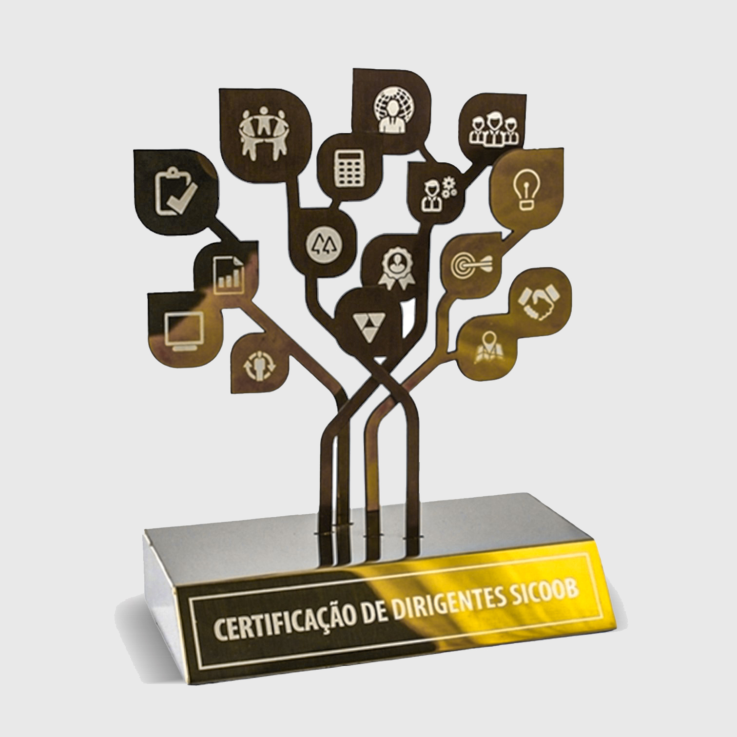 Troféu | Indústria | Modelo 6 - Inoxline