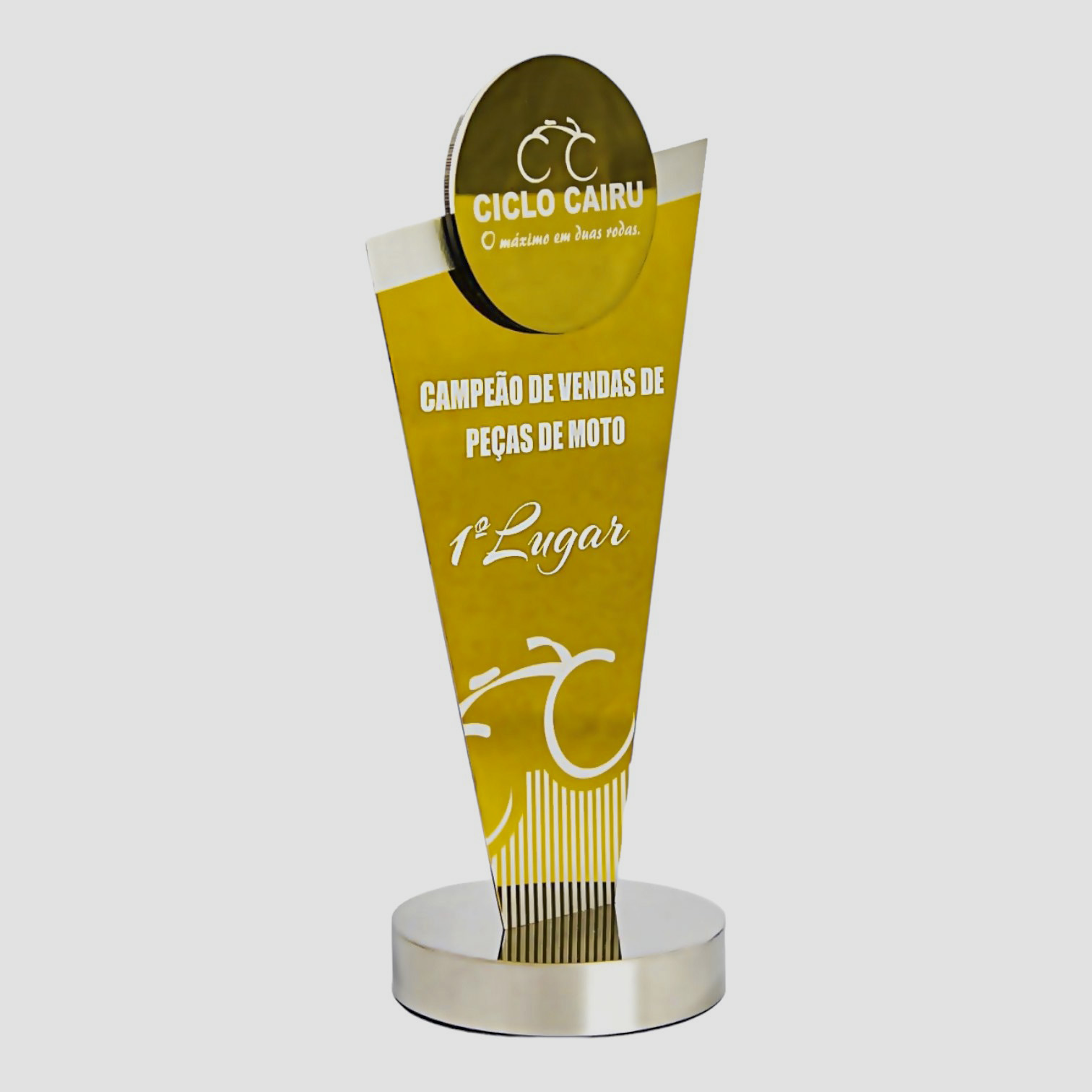 Troféu | Vendas | Modelo 12 - Inoxline